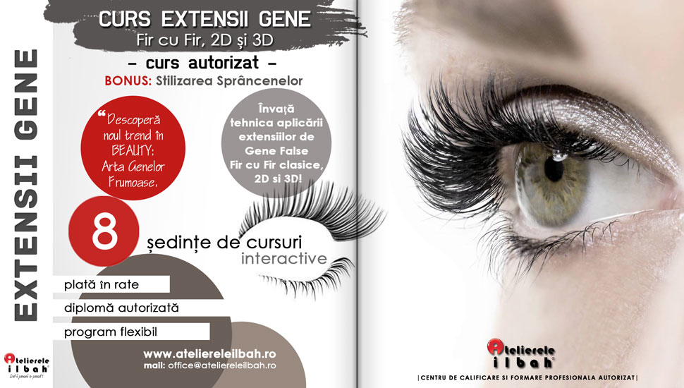 Curs Extensii Gene Fir cu Fir 1D, 2D, 3D in Bucuresti si Cluj - Acreditat