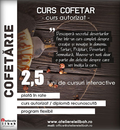 Curs Cofetarie (Cofetar) - Curs Autorizat. Inscrie-te acum! in ...